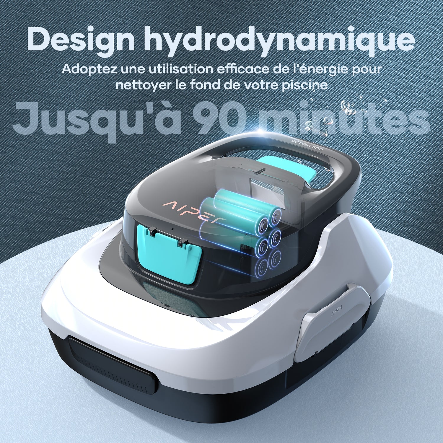Aiper Scuba 800 Robot Nettoyeur de Piscine