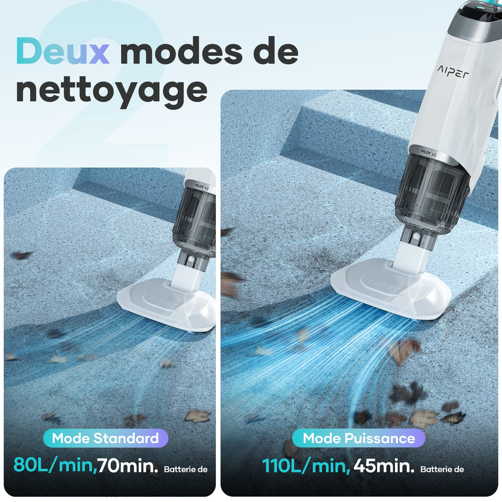 Aiper Pilot V2 Aspirateur de Piscine Portable Rechargeable