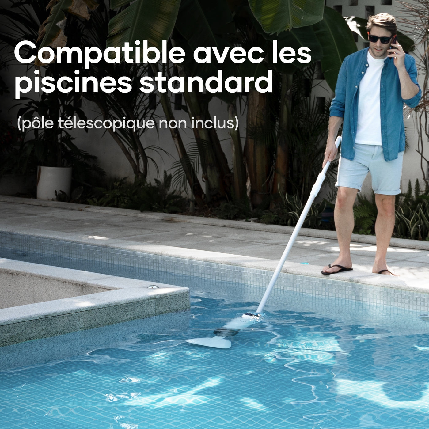 Aiper Pilot V2 Aspirateur de Piscine Portable Rechargeable